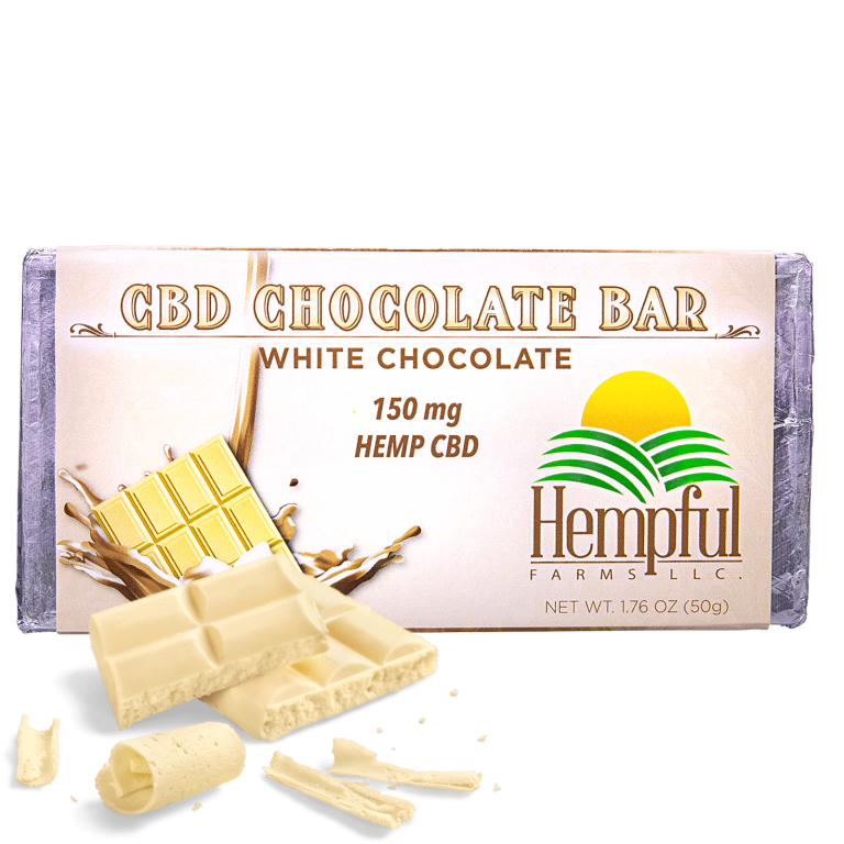 CBD White Chocolate Candy Bars - Hempful Farms